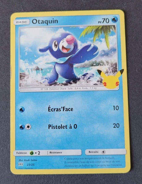 CARTE POKÉMON N°23/25 Otaquin - Promo McDonald's 2021 - VF EUR 1,00 - PicClick FR