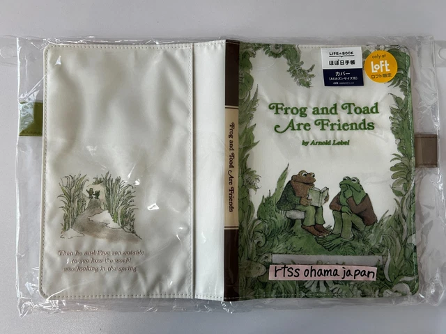 HOBONICHI TECHO LOFT 2026 Frog and Toad A5 A6 Original Cover Letter set ...