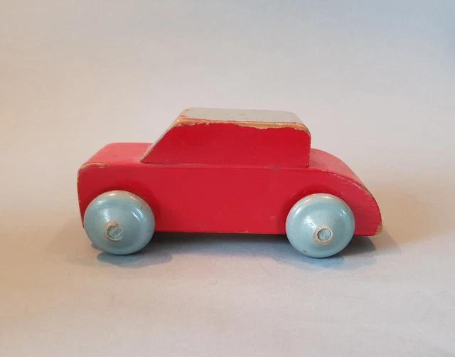 RARE VINTAGE KAY BOJESEN WOODEN CAR £153.11 - PicClick UK