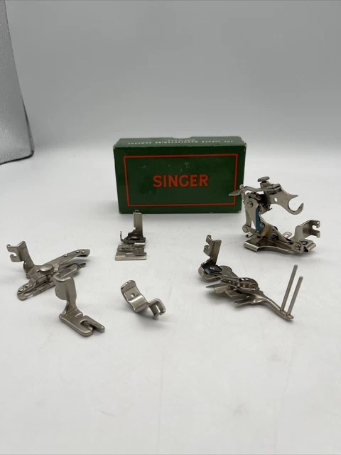 SINGER SEWING MACHINE Original ATTACHMENT SET 6pcs+ 160359 36865 35931 ...