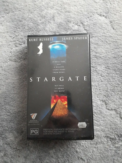 STARGATE CLAMSHELL VHS 1994 Sci-Fi Roland Emmerich Roadshow Video [Ex-Rental] $23.95 - PicClick AU