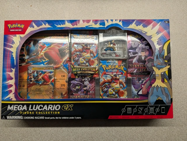 POKEMON TCG - Mega Lucario ex Figure Collection - Brand New Sealed £44. ...