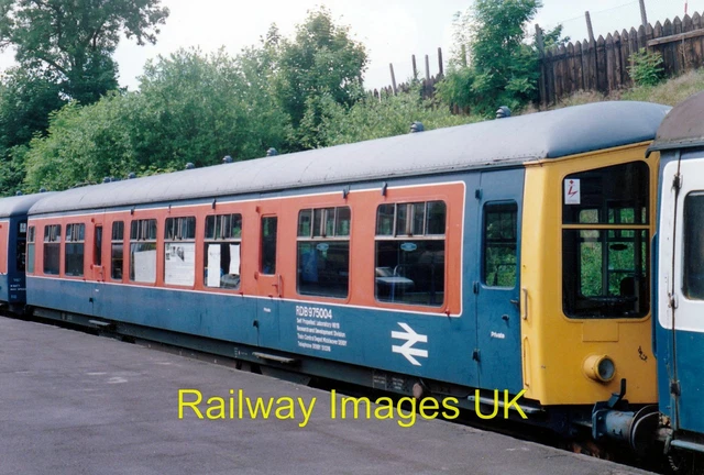 RAILWAY PHOTO - Laborotory 16 Gemini DMU RTC Derby BR Blue c1980's £2. ...
