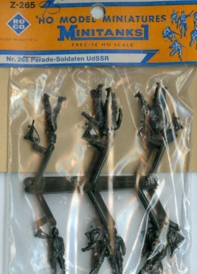 ROCO Z-265 HO Minitanks Parade Soldiers UdSSR Military Figure Set $8.49 ...