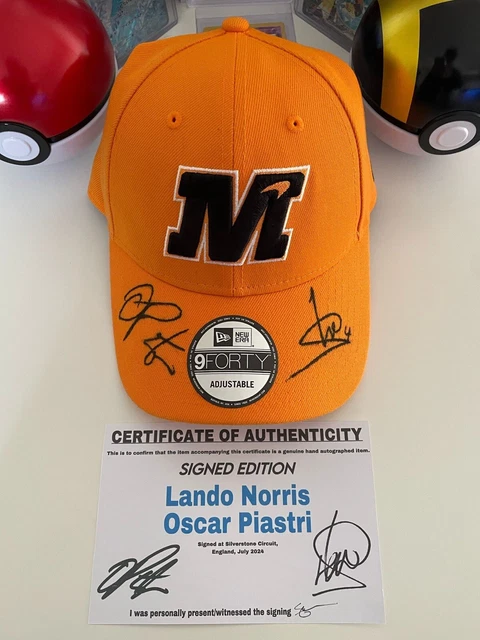 [SIGNED] OFFICIAL MCLAREN F1 Team Cap Signed by Lando Norris and Oscar ...