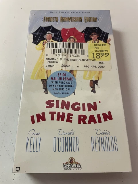 SINGIN IN THE Rain (VHS, 1992, 40th Anniversary Edition) $5.00 - PicClick