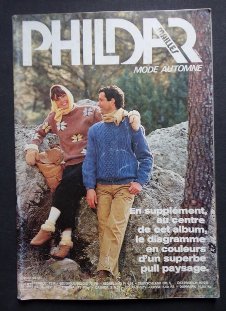 § CATALOGUE ANCIEN laine tricot PHILDAR n° 93 - automne 1982 EUR 6,00 - PicClick FR