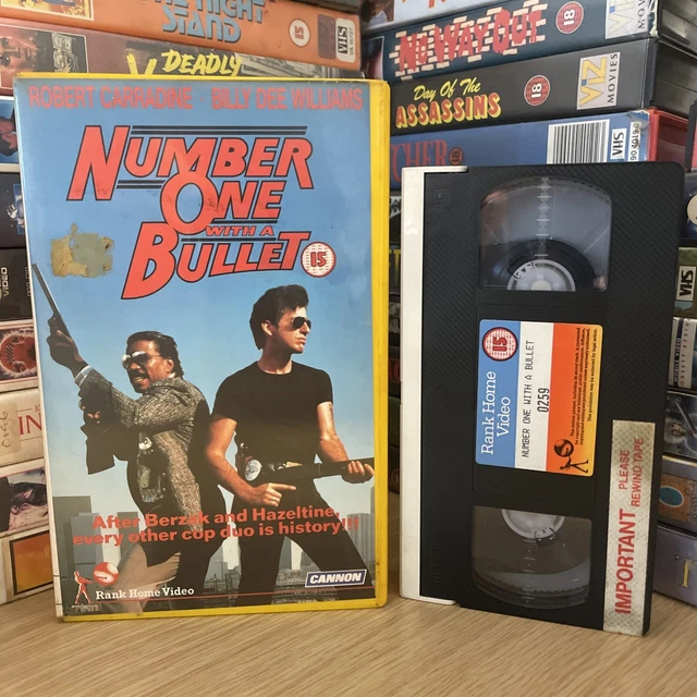 NUMBER ONE WITH A BULLET - Big Box Ex-rental VHS - Rank / Cannon ...