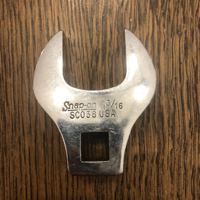 SNAP ON 1/2 Drive 1-3/16 Open End Crows Foot Socket SCO38 EUR 39,43 ...