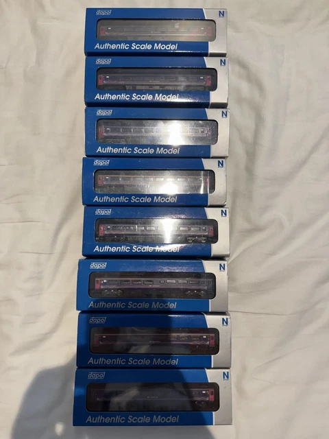 N GAUGE FIRST Great Western MK3 HST Coaches 8 Car Set £229.48 - PicClick UK