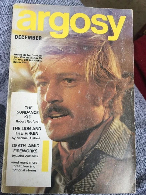 VINTAGE ARGOSY MAGAZINE December 1971 Robert Redford, Collectible £8.50 ...
