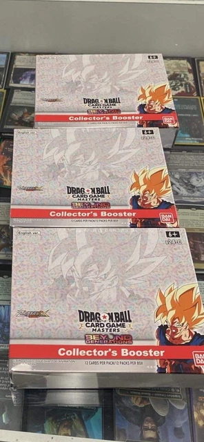 DRAGON BALL MASTERS Beyond Generations Collector Booster Box B24 X1 ...