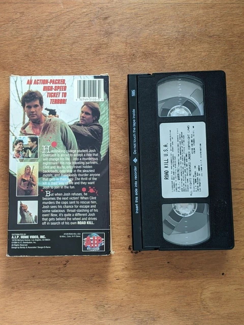 ROAD KILL USA VHS Rare AIP Video Action SOV Sleaze David Prior Horror ...