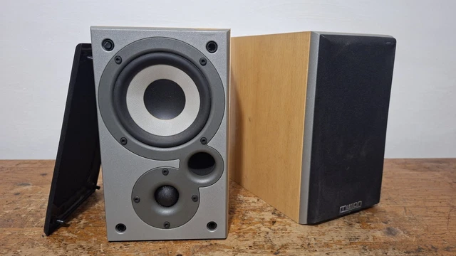 MISSION 2 WAY Reflex Bookshelf Speakers 15-75W 6 Ohms. Beech. £45.00 - PicClick UK