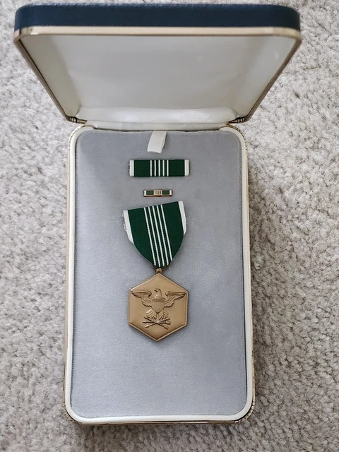VIETNAM WAR ERA US Army Commendation Medal For Military Merit 3 pc Set ...