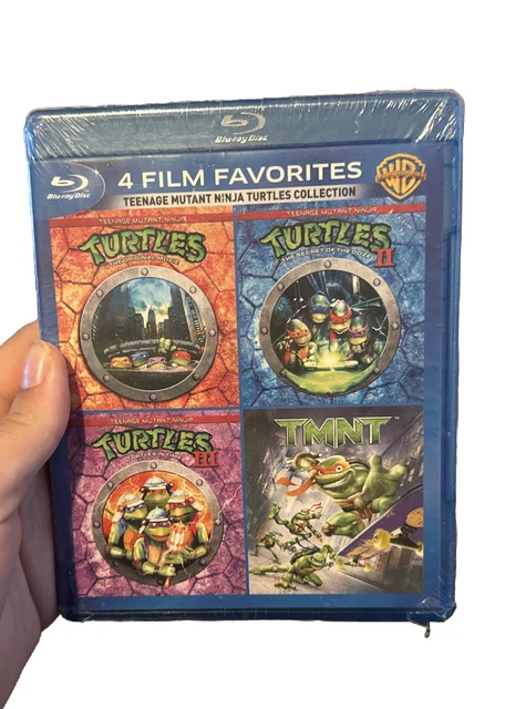 TEENAGE MUTANT NINJA Turtles 4 Film Collection Blu-ray NEUF EUR 16,38 ...