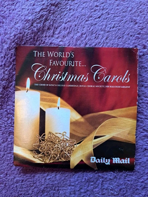 THE WORLDS FAVOURITE Christmas Carols Daily Mail Cd Great Condition £1. ...