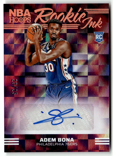 2024-25 PANINI NBA Hoops No. RI-BON Adem Bona Novato Auto 23/25 EUR 18 ...
