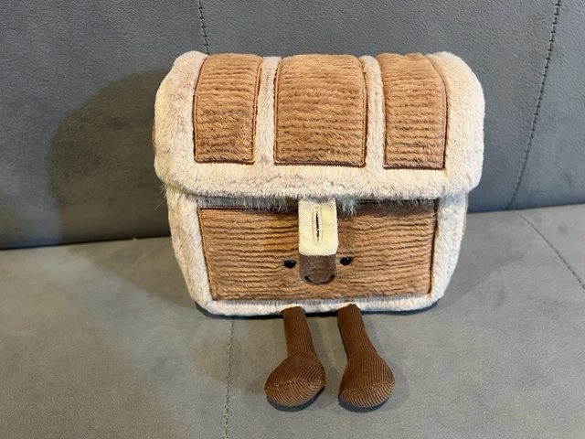 JELLYCAT AMUSEABLES TREASURE Chest RARE BNWT £63.12 - PicClick UK