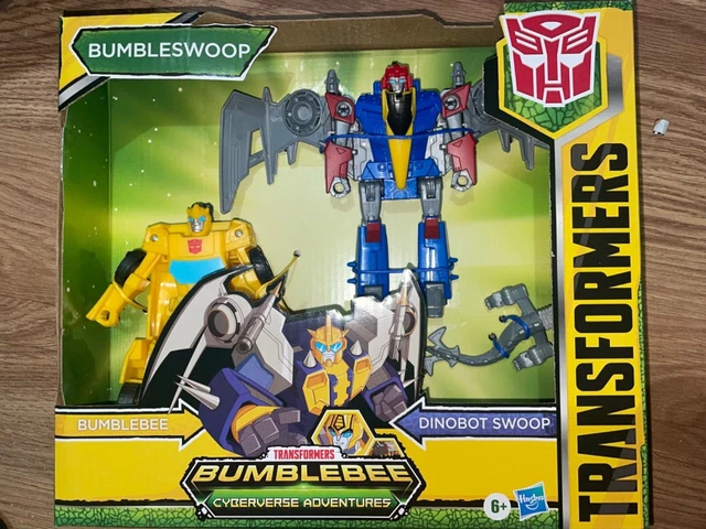 TRANSFORMERS BUMBLEBEE CYBERVERSE Adventures Dino Combiners Bumbleswoop (New) EUR 39,56 ...