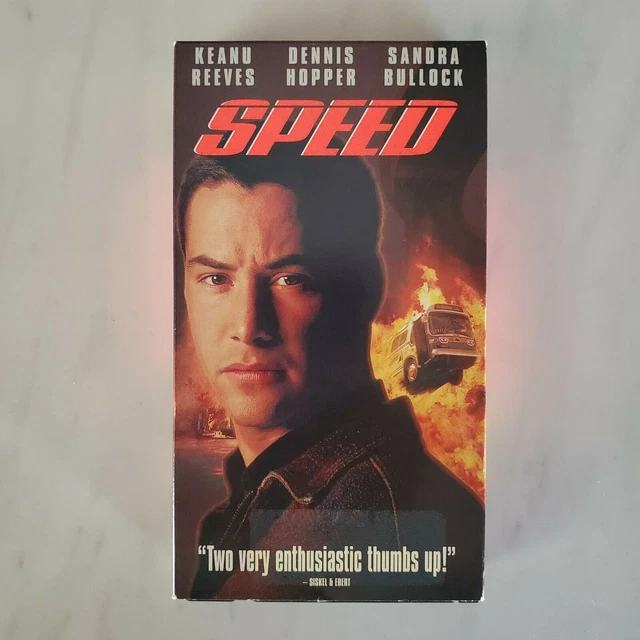 SPEED - KEANU Reeves, Dennis Hopper, Sandra Bullock - VHS £7.56 ...