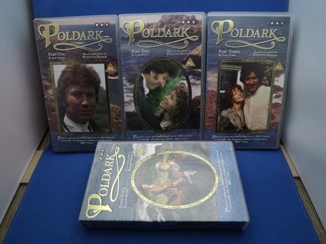 POLDARK BBC Series One 4 x VHS Videos Parts One to Four 1993 Robin ...