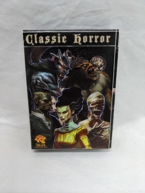CLASSIC HORROR SIGIL Entertainment Group Playing Card Deck Complete ...