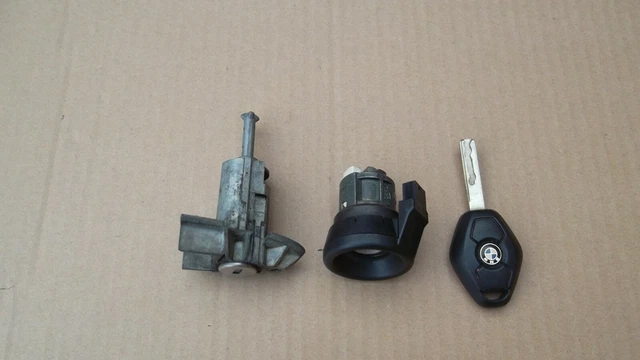 GENUINE BMW X5 1999-2006 Lock Set Ignition Barrel Door Lock Barrel Key ...