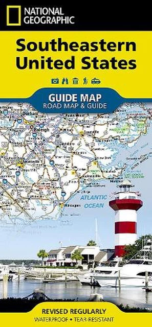 SOUTHEASTERN USA GUIDE Map by National Geographic Maps (English) Folded ...