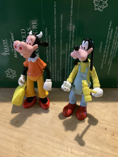 VINTAGE DISNEY CLARABELLE Cow & Goofy 6” Posable Figure Arco - Free Uk ...