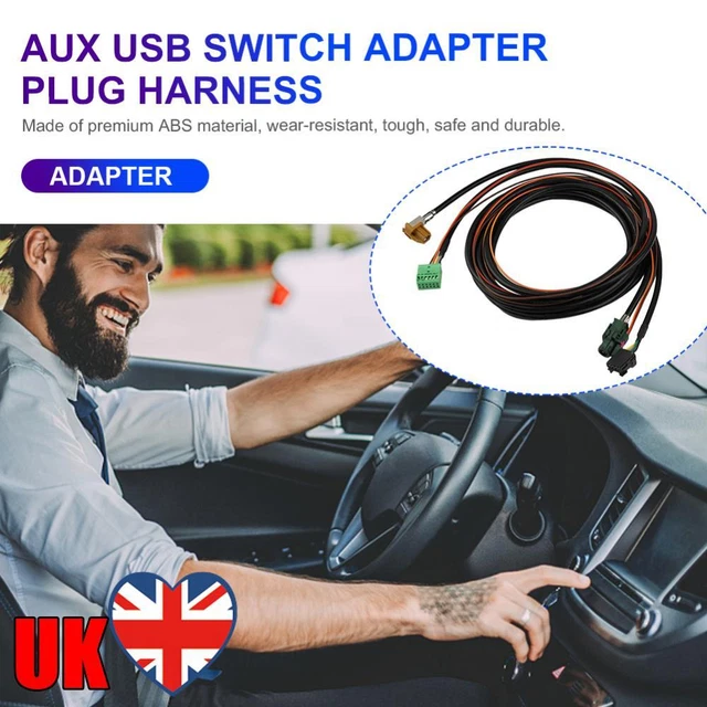 ADAPTER PLUG SOCKET MIB2 USB AMI Button Wiring Harness for Golf 7 MK7 ...