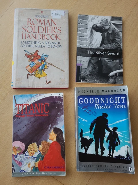 CHILDREN'S HISTORY BOOK Bundle, Romans, Titanic, Silver Sword ...