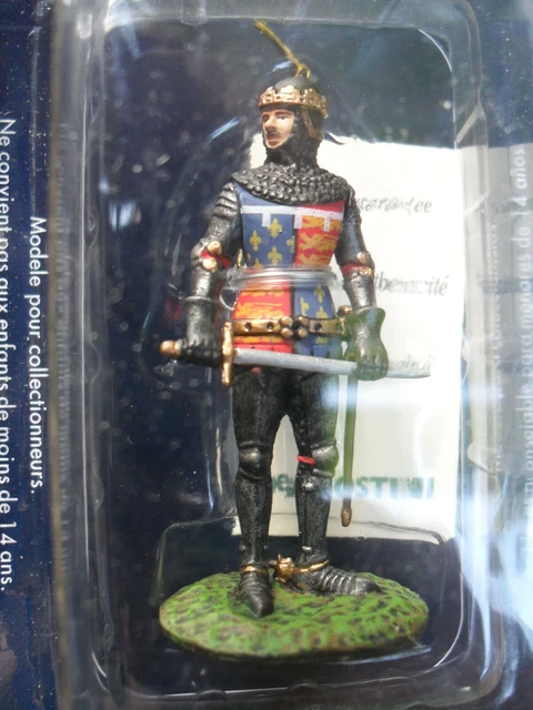 1X MITTELALTER FIGUR - Löwenherz_Der schwarze Prinz_Ritter_Sehr selten ...