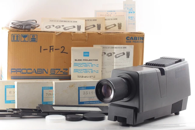 [MINT] CABIN PROCABIN Pro 67-Z 6x7 Slide Projector 200mm Lens 6x6 35mm ...