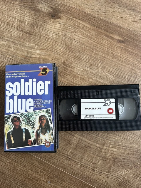 RARE VHS TAPE 'SOLDIER BLUE' Candice Bergen Peter Strauss Donald ...