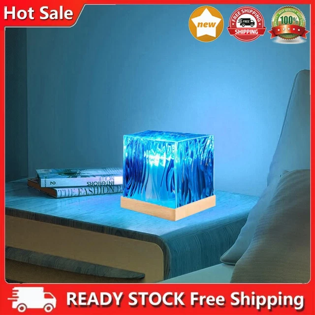 OCEAN WAVE PROJECTOR Lamp 16 Colors with Remote Control Aurora Glow ...