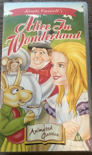 ALICE IN WONDERLAND ANIMIERTE KLASSIKER VHS VIDEO - LEWIS CARROLLS ...