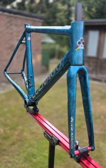 COLNAGO C64 SIZE 52S BLUE ICE Di2 ONLY AND DISC BRAKES. NOT SLAMMED. £ ...
