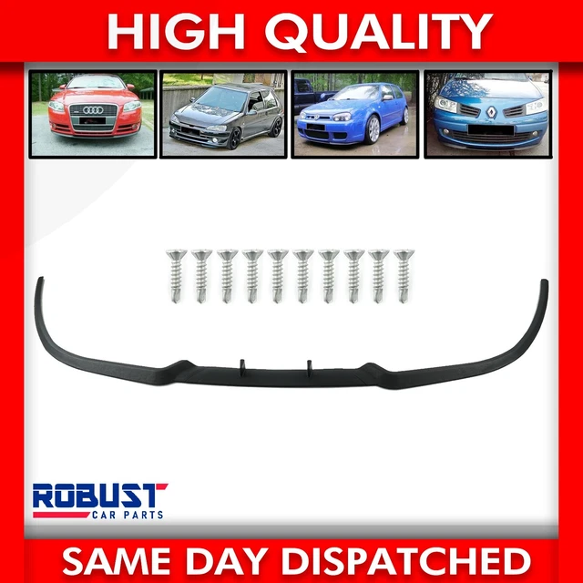 FRONT BUMPER LIP Spoiler Splitter For Peugeot 106 (96-03) 206 (98-09 ...