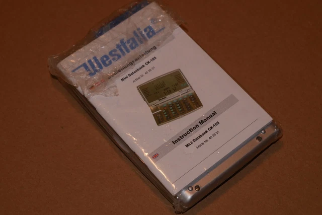 WESTFALIA MINI-DATENBANK CK-185 mit Wecker, Kalender, Telefonbuch etc ...