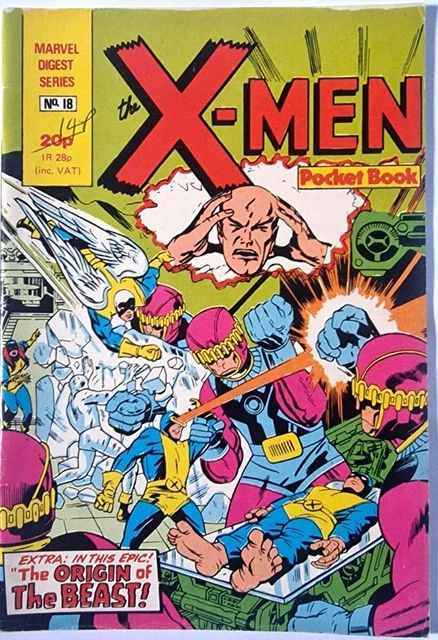 X-MEN 18 COMIC Pocket Book Marvel Digest Series £6.99 - PicClick UK