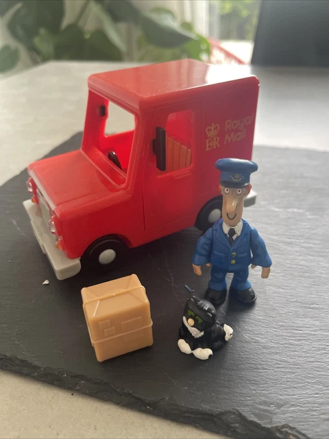 CHARACTER POSTMAN PAT Van Jess Figure, 12cm, Push Along, 2008, Red ...