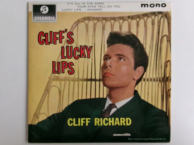 CLIFF RICHARD CLIFF'S Lucky Lips Ep Columbia Seg 8269 The Shadows ...