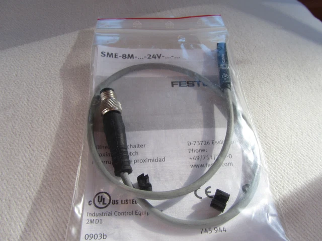 INTERRUPTOR DE PROXIMIDAD Festo 543861 SME-8M-DS-24V-K0,3-M8D para ...