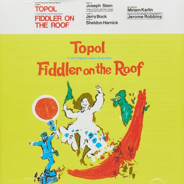 MIRIAM KARLIN FIDDLER on The Roof (CD) EUR 7,44 - PicClick FR