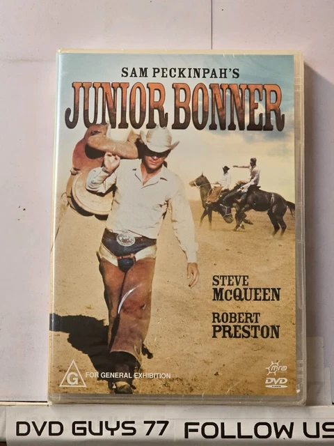 JUNIOR BONNER : Steve McQueen- DVD - Region 4 (NEW SEALED) $9.25 ...