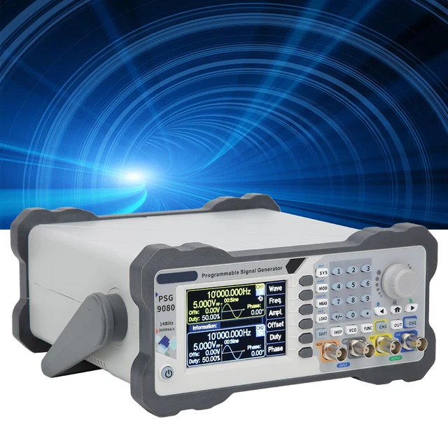 Psg9080 80m 2 Ch Programmable Function Signal Generator 3 5 Color Lcd