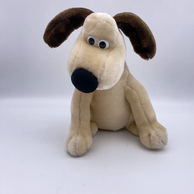 WALLACE & GROMIT 10” Sitting Gromit Dog Plush Doll Vintage 1989 - Born ...