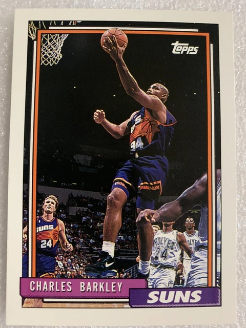 1992 TOPPS CHARLES Barkley 270 Phoenix Suns NBA BASKETBALL SPORTS ...