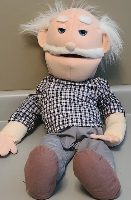 SUNNY & CO? Full Body Man Ventriloquist Puppet 28" Old Grandpa Puppet ...